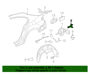 2009-2017 Volkswagen CC Guide 3C8-810-899-B | VW Direct Auto Parts