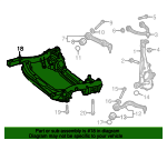 Engine Cradle - Part #205-620-87-01 | Mercedes Parts Center