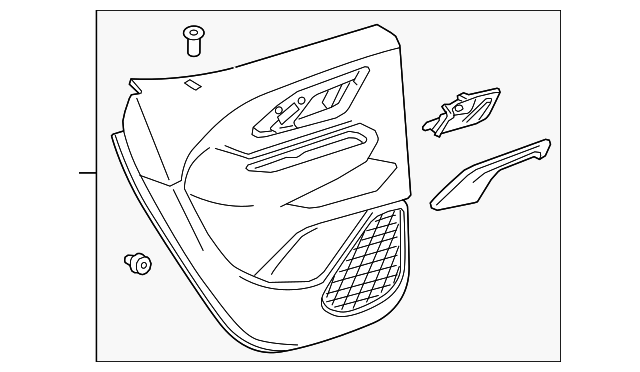 2018-2020 GMC Terrain Door Trim Panel 84320345 | GMPartsDirect.com