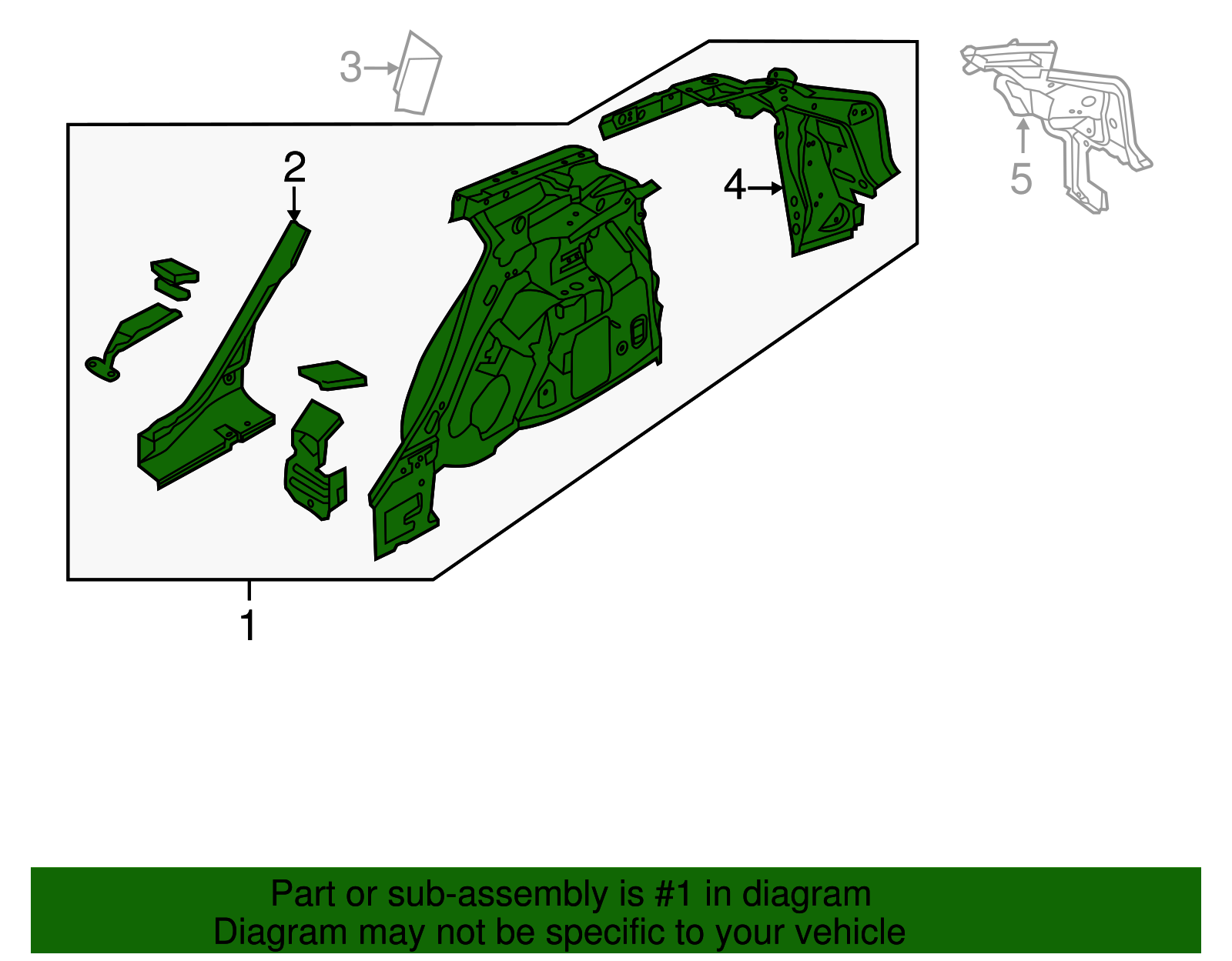 2012-2018 Ford Focus Quarter Panel CP9Z-5827791-A | OEM Parts Online