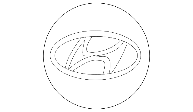 52960-L1100 - Center Cap - 2020-2022 Hyundai | World OEM Parts Hyundai