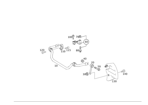 Torsion Bar, Front for 2023 Mercedes-Benz E 350 | Mercedes-Benz USA Parts