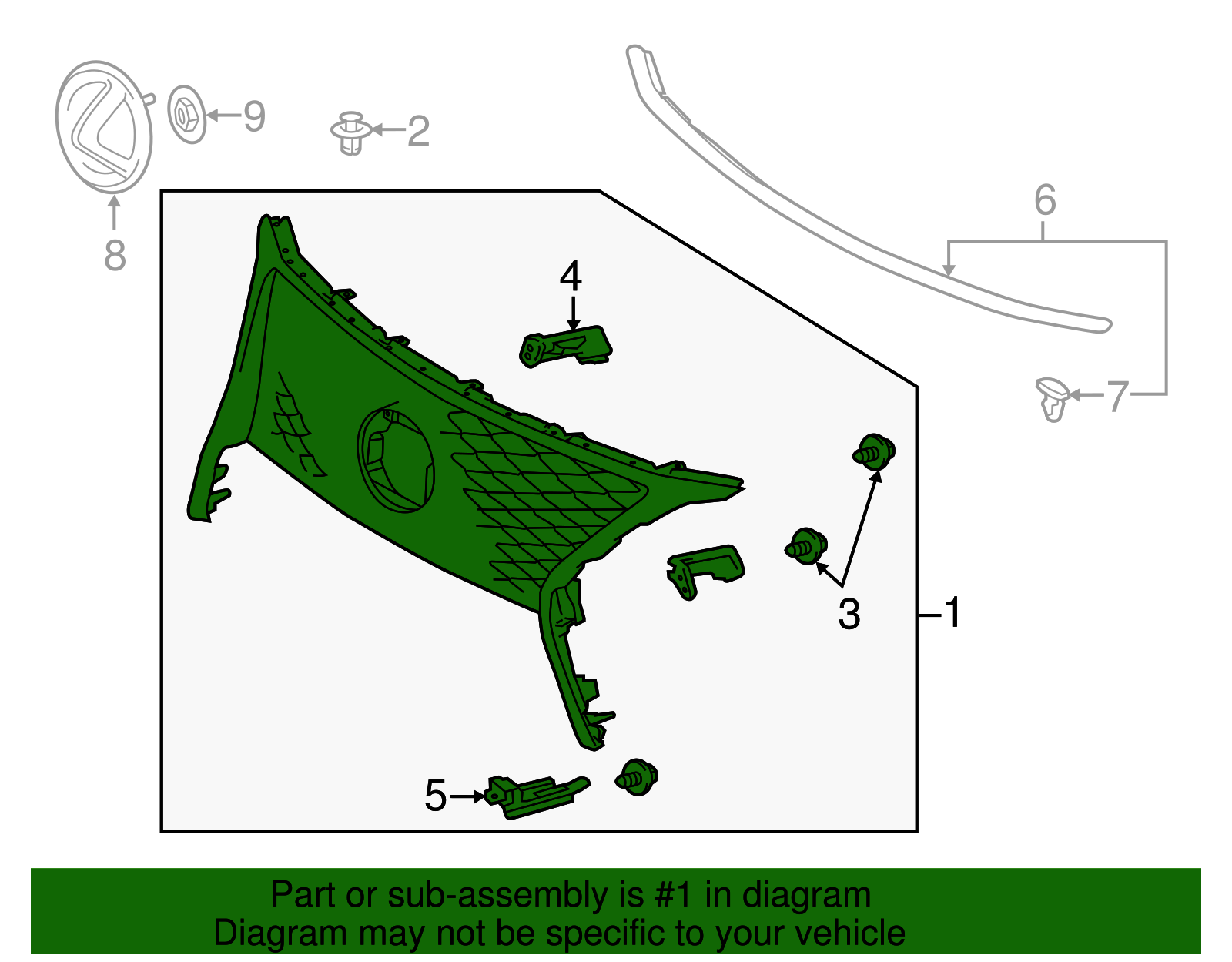 2013-2015 Lexus Grille Assembly 53101-48581 | toyolexparts