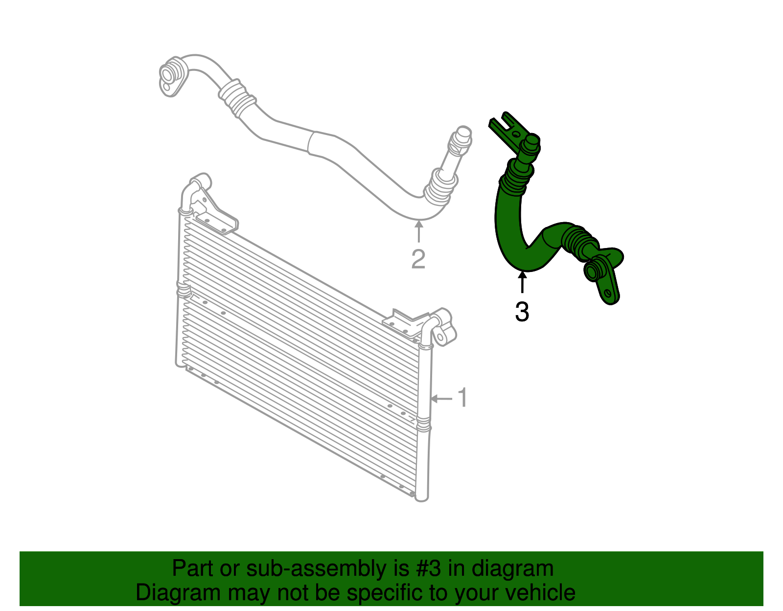 17227560980 - 2008-2010 BMW Engine Cooler Outlet Pipe (17-22-7-560-980 ...