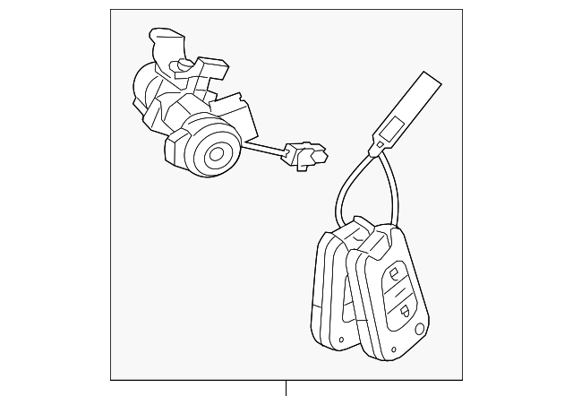 81905-1U220 - Ignition Lock Cylinder - 2014 2015 Kia Sorento | World Kia