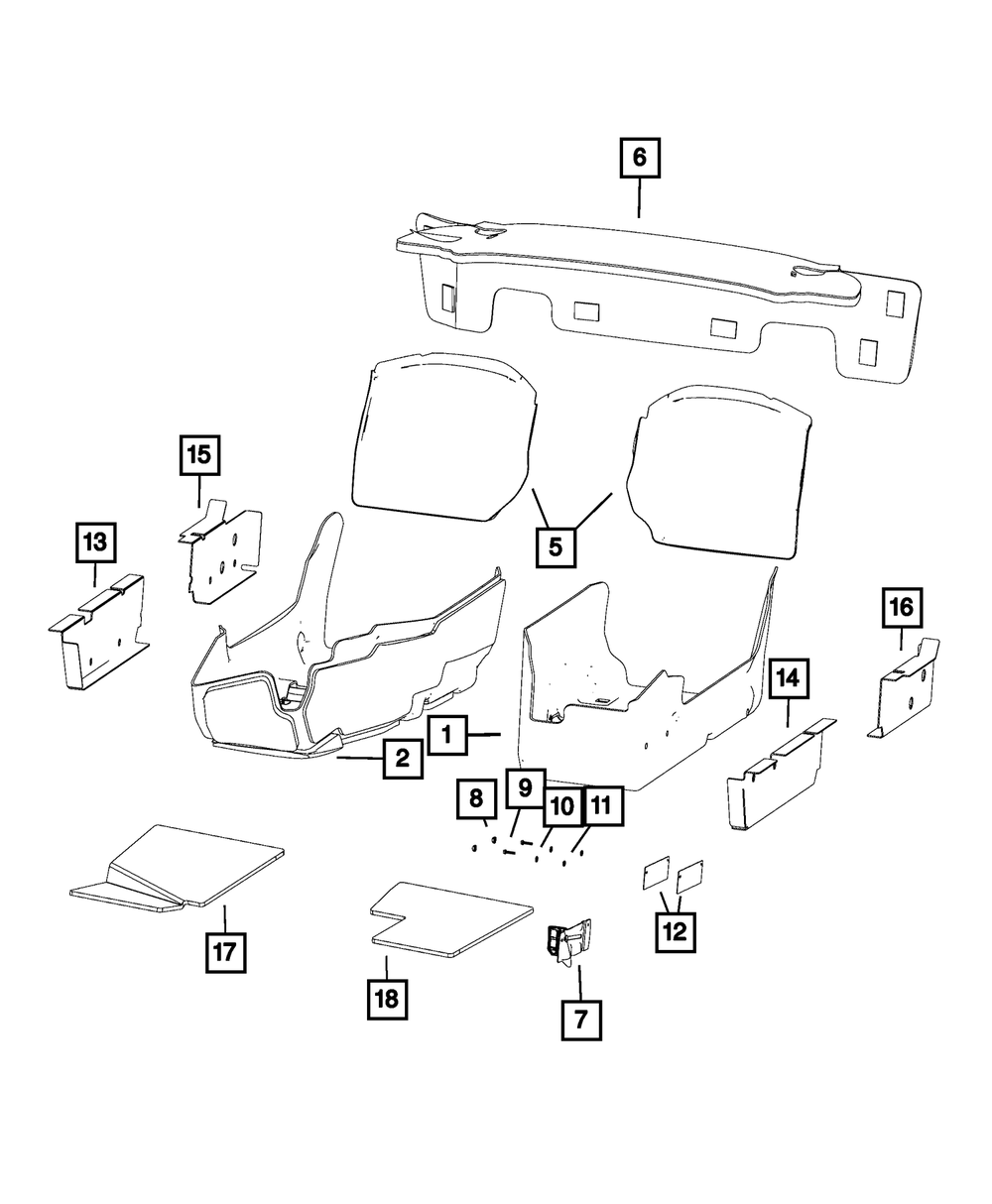 2013-2017 SRT Viper Insert Carpet, Left 1WS41DX9AC | QuirkParts