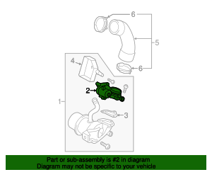2015 Volkswagen Egr Valve 04L-131-501-D | OEM Parts Online