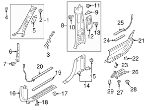 2016-2023 Volvo Front Sill Plate Insert 31479065 | OEM Parts Online
