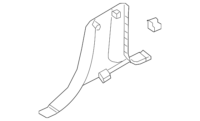 2016-2020 Volvo XC90 Lower Center Pillar Trim 32244270 | TascaParts.com