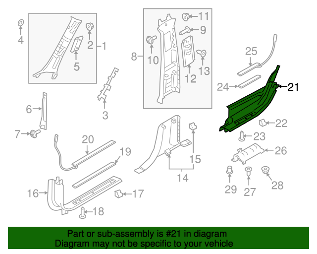 2016-2024 Volvo XC90 Door Sill Plate 32244625 | AutoNationParts.com