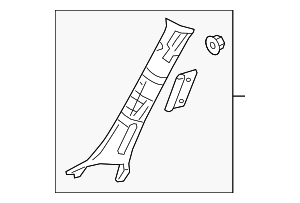 2016-2022 Volvo XC90 Windshield Pillar Trim - Driver's Side (LH ...