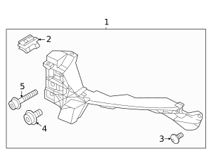 4M0-805-607-B - Headlamp Mounting 2020-2023 Audi | Audi OEM Parts