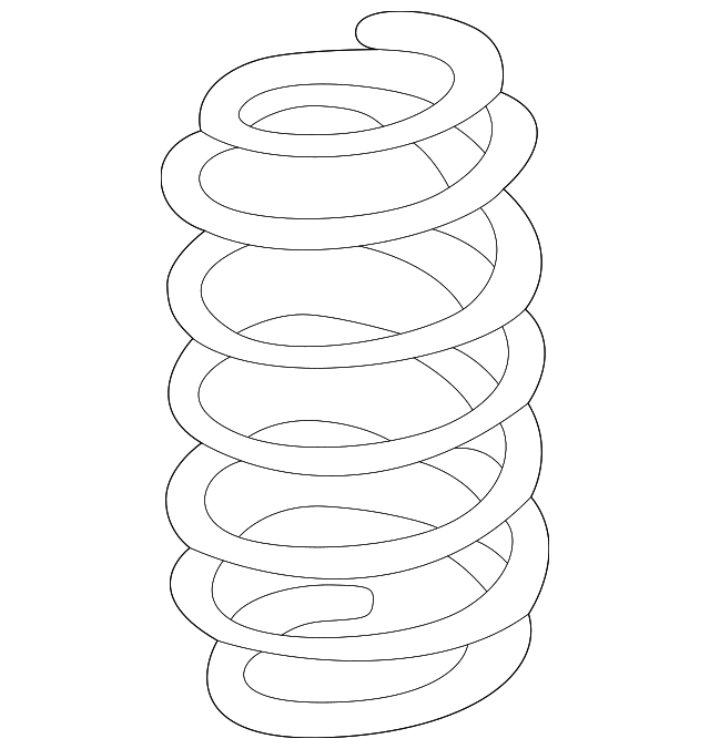 2000-2001 Toyota Echo Coil Spring 48231-52060 | Toyota Parts Center
