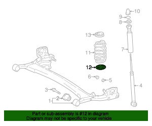 2000-2006 Toyota Lower Insulator 48258-52010 | Toyota Parts Center