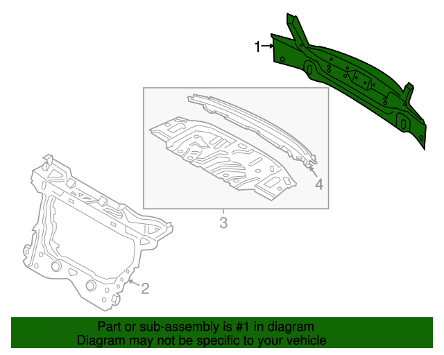 41-34-7-240-434 - Rear Body Panel 2011-2016 BMW | AutoNationParts.com
