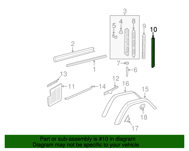 463-690-01-79 - Vent Grille 2002-2018 Mercedes-Benz | Mercedes-Benz USA ...