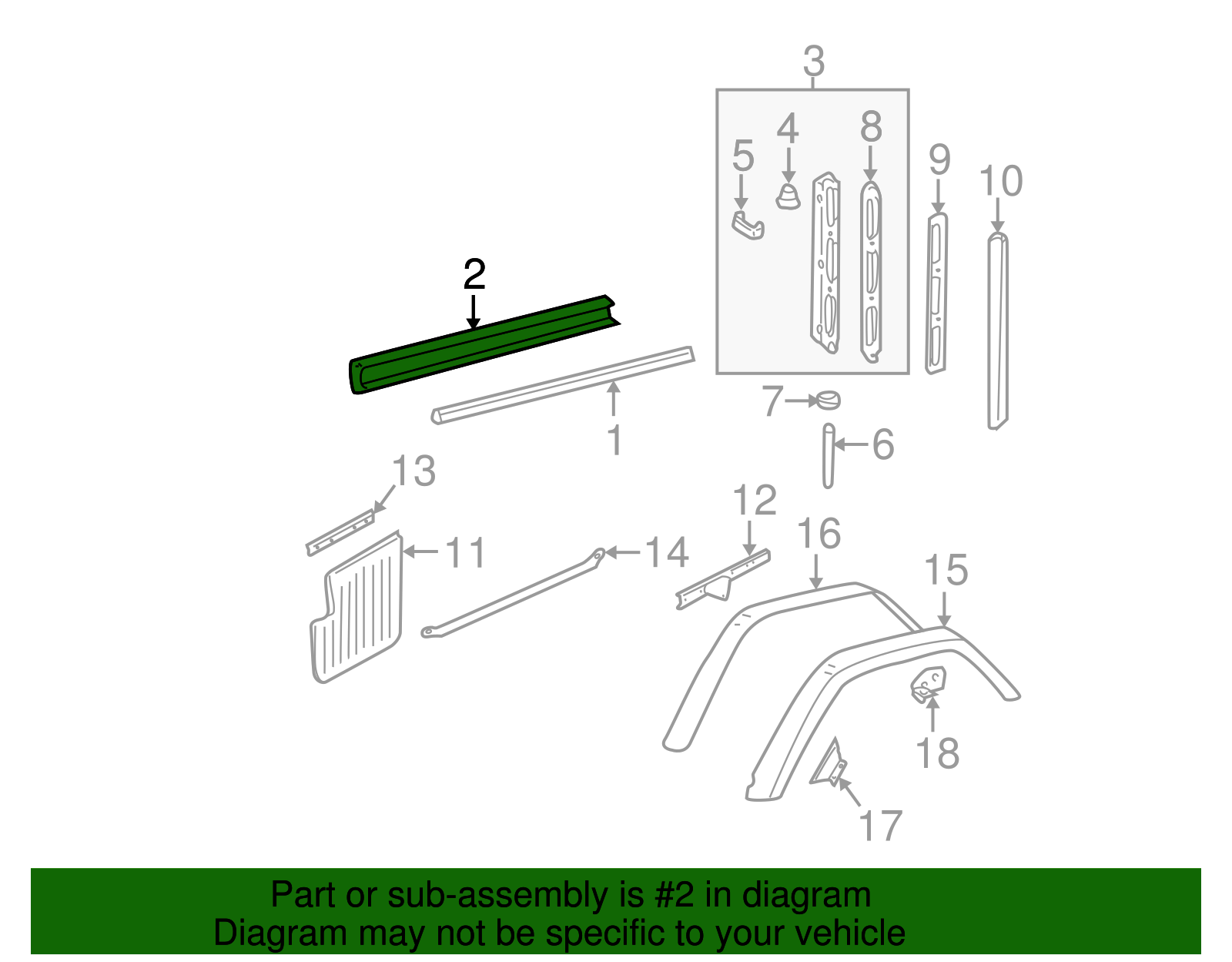 463-690-03-62 - Body Trim Molding 2003-2018 Mercedes-Benz | AutoNation ...
