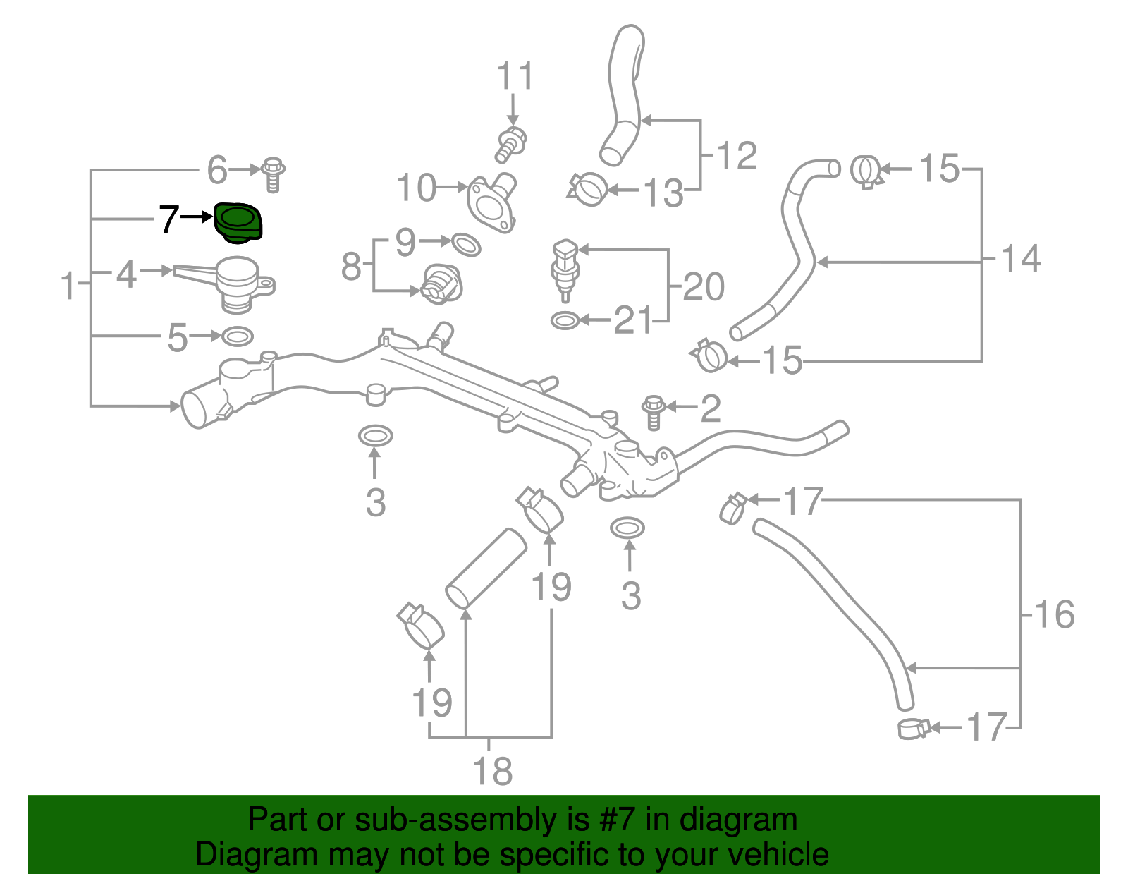 2002-2024 Subaru Radiator Cap [ Turbo car ] 45137FE002 | Subaru Parts ...