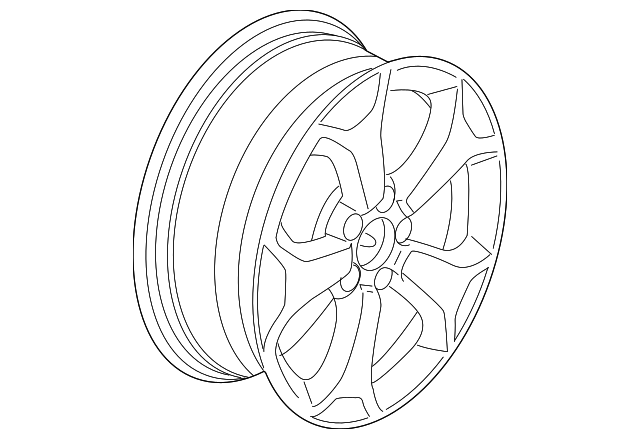 2019-2021 Jeep Renegade Wheel, Alloy 7ab80mx5aa | TascaParts.com