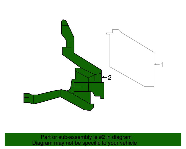 88161-0C020 - Blind Spot Radar Bracket - 2018-2022 Toyota Sequoia | OEM ...