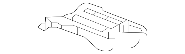 2021-2023 GM Driver Side Underbody Rear Side Rail Outrigger 84258218 GM ...