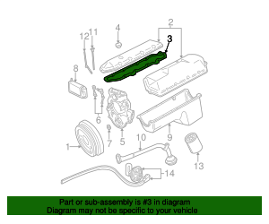Genuine OEM Ford Part - Valve Cover Gasket F81Z-6584-AA | Genuine OEM ...