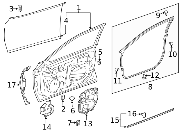 2013-2021 Lexus Pad 67811-33080 | OEM Parts Online