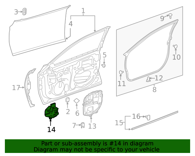 87964-06060 - Insulator 2019-2024 Lexus | AutoNationParts.com