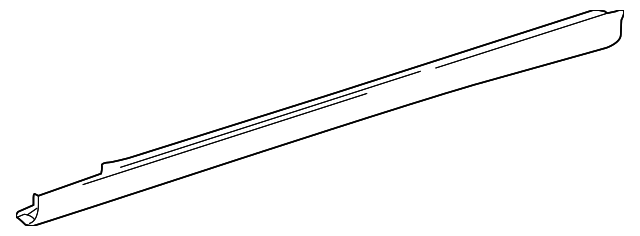 204-698-08-54-9999 - Rocker Molding 2008-2014 Mercedes-Benz C 63 AMG ...