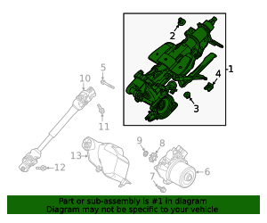 2020-2024 Mazda Column Assembly VA40-32-150 | RealMazdaParts.com