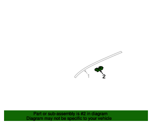 2010-2020 Chevrolet Roof Drip Molding Clip 22757072 | Chevy OEM Parts