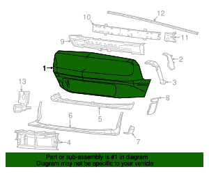 2018-2019 Dodge Challenger Bumper Cover 68371805AA | TascaParts.com