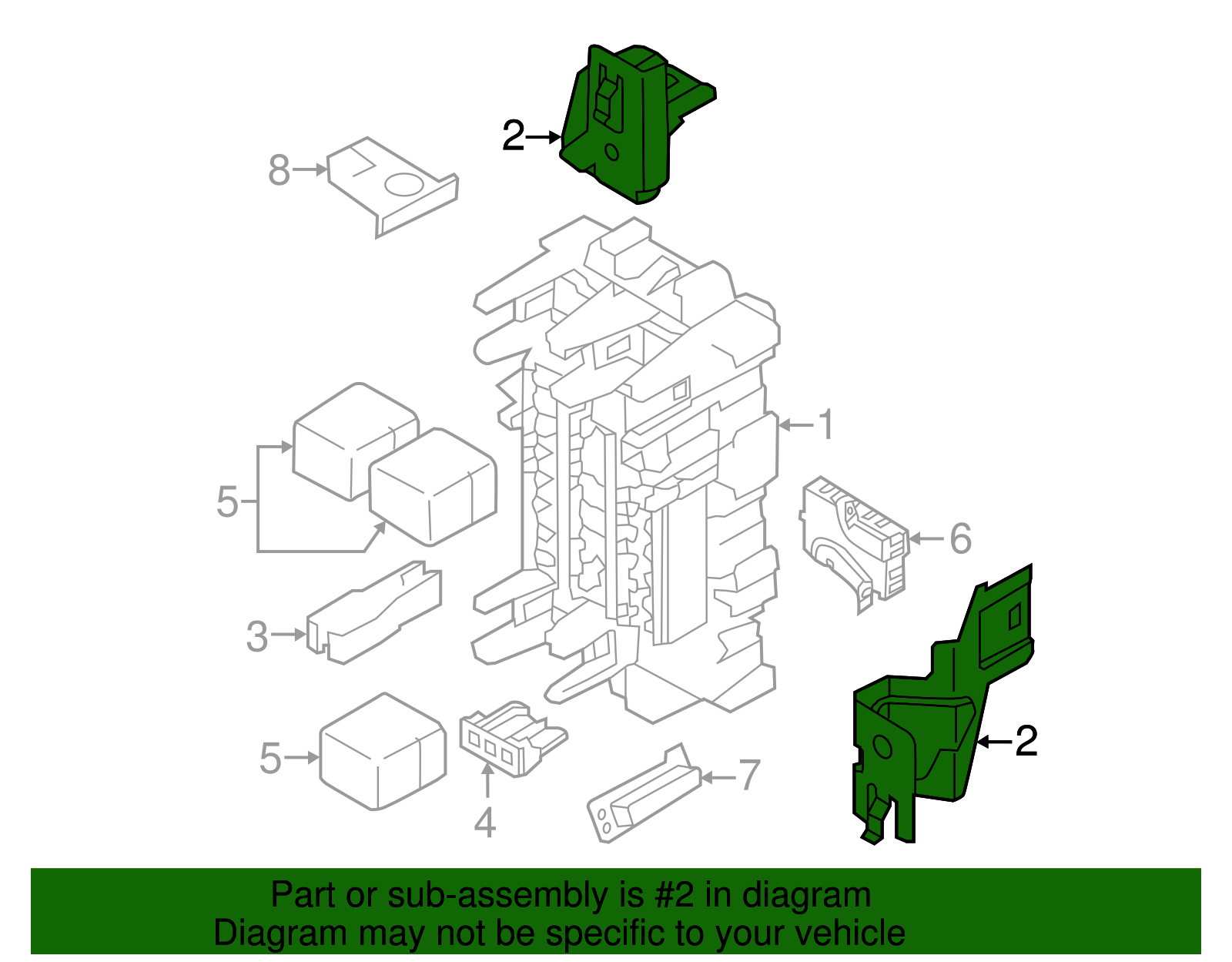 2011-2012 Nissan LEAF Mount Bracket 24317-1KA0A | Nissan RVA