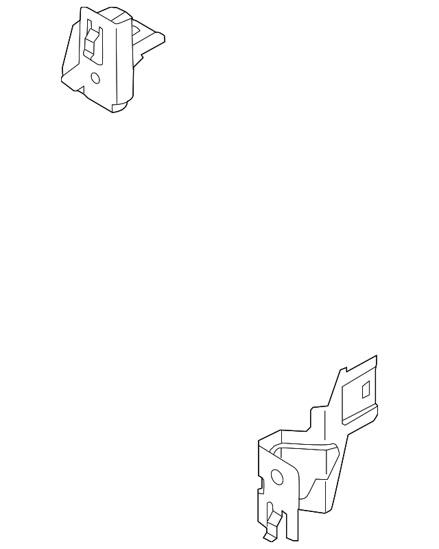 2013-2020 Nissan Leaf Fuse & Relay Box Lower Bracket 24317-3DA0B ...