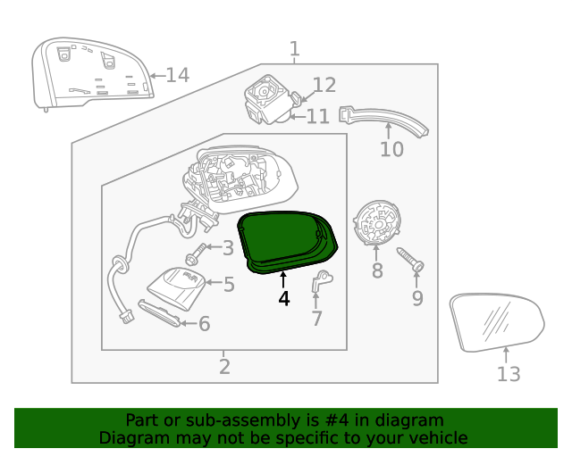 2019-2023 Volvo Bezel - Driver's Side (LH) 31477661 | GetOEMParts.com