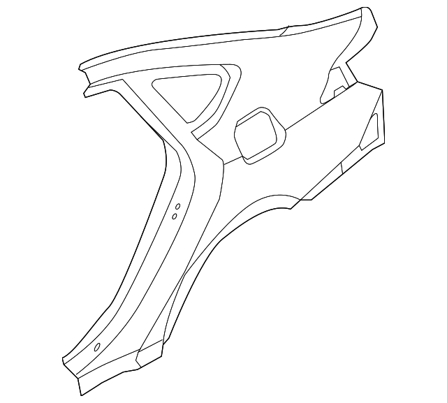 2015-2020 Hyundai Quarter Panel 71504-B1C00 | QuirkParts