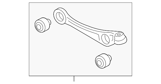 8W0-407-151-C - Ft Lower Control Arm 2016-2023 Audi | Audi OEM Parts