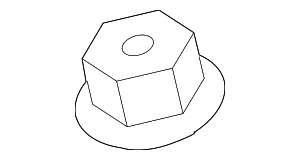 2012-2024 Audi Outer Tie Rod Lock Nut WHT-006-151 | OEM Parts Online