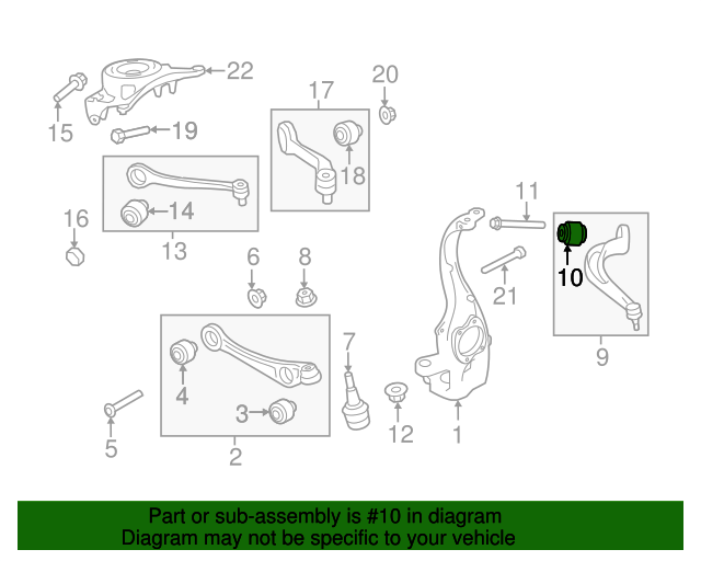 2010-2024 Audi Bushing 8K0-407-183-G | OEM Parts Online