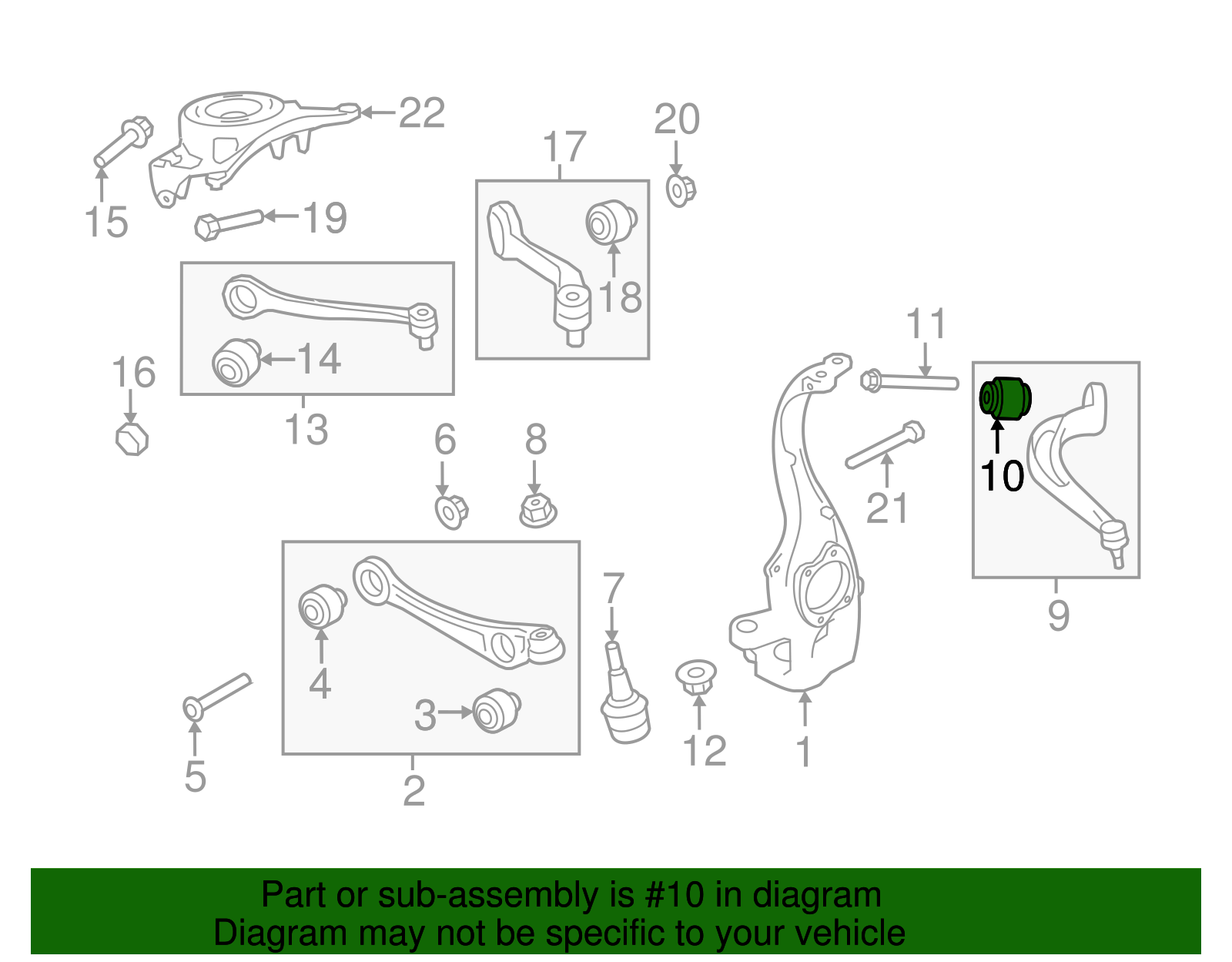2010-2024 Audi Bushing 8K0-407-183-G | OEM Parts Online
