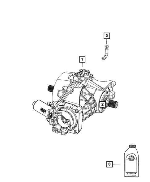 Rear Axle Assembly for 2024 Chrysler Pacifica | Mopar Auto Parts Direct