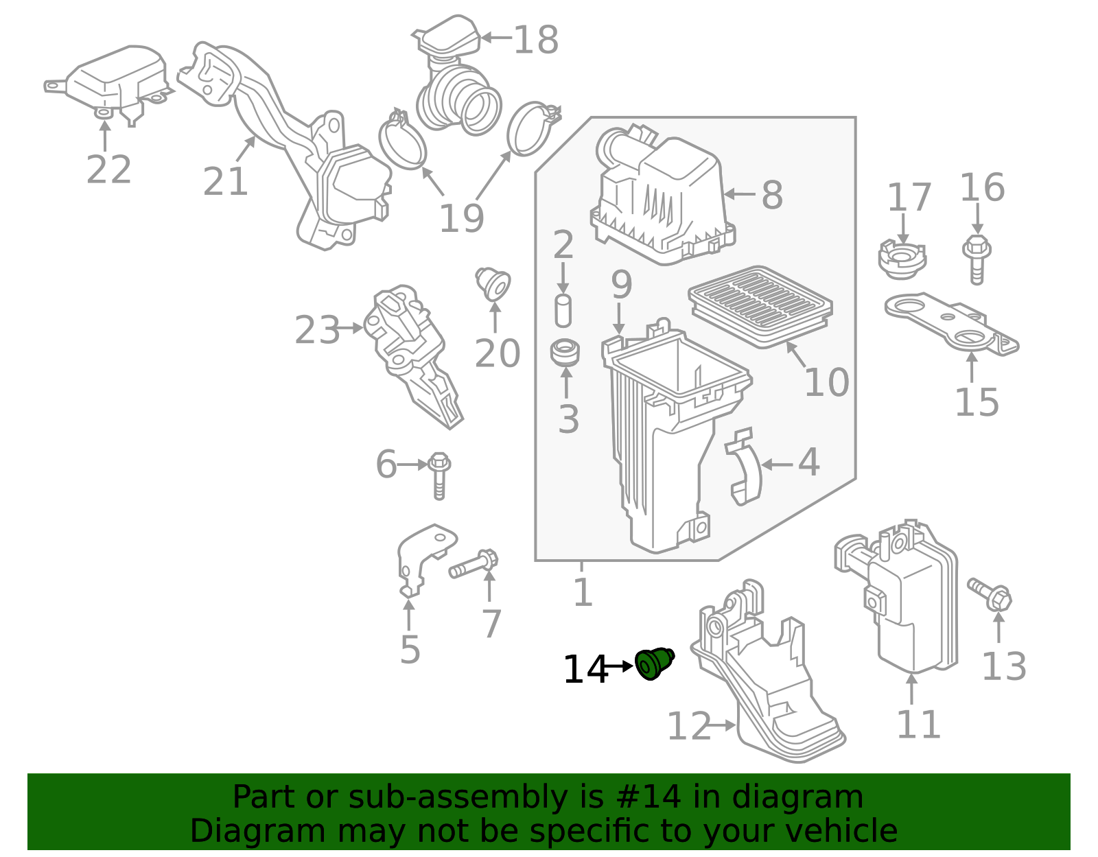 2004-2025 Nissan Cushion Rubber Mounting Rubber Air Duct Mounting ...
