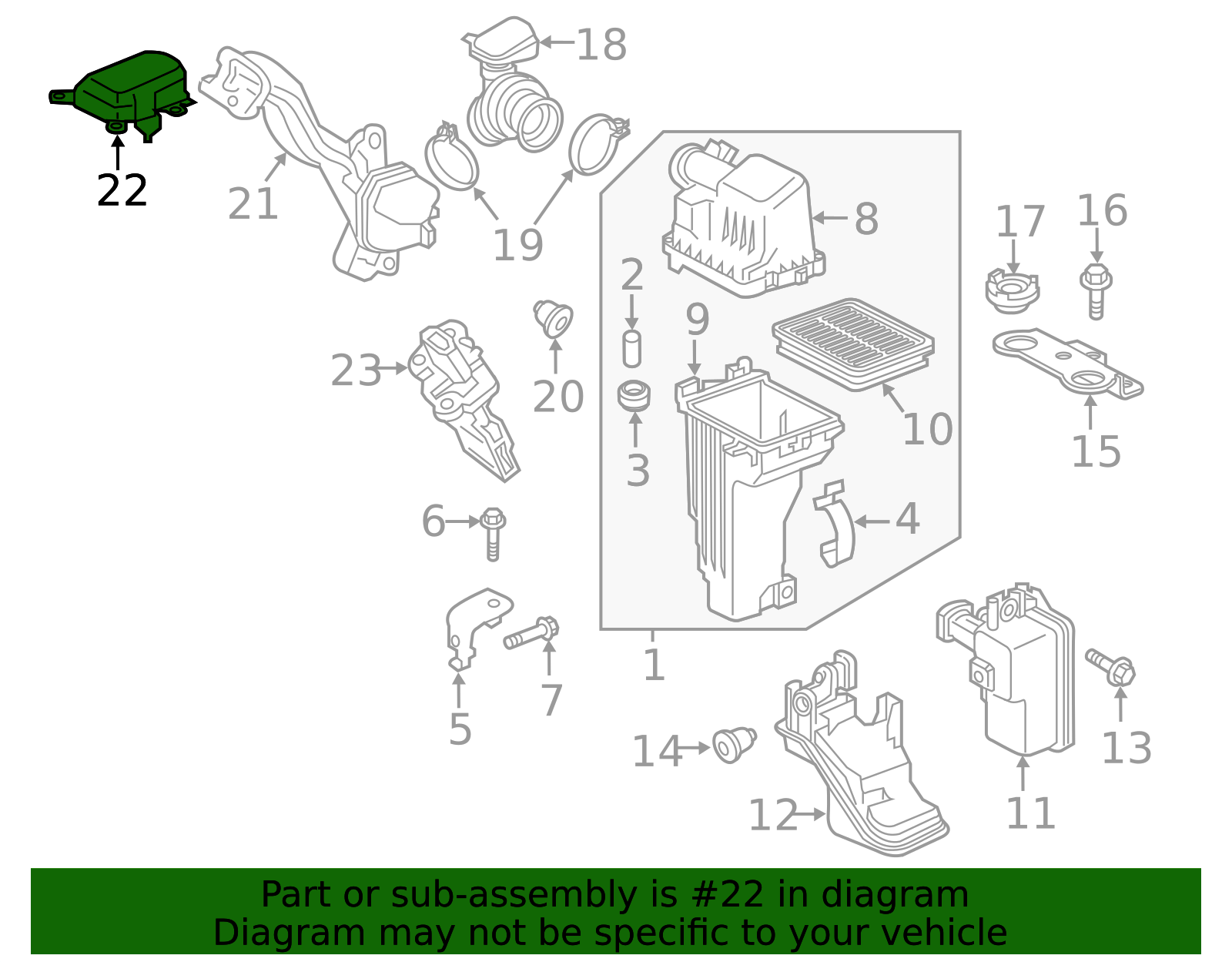 2018-2025 Nissan Engine Air Intake Hose 16554-5RA1A | Temecula Nissan Parts