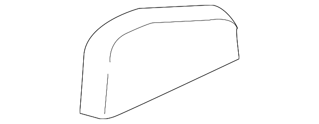 2015-2021 GM Jet Black Rear Passenger Side Seat Cushion Frame Bracket ...