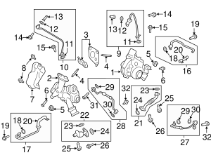 2015-2019 Ford Water Outlet Upper Bolt -W503293-S437 | TascaParts.com