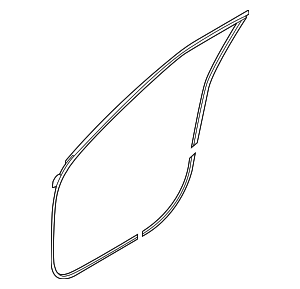 2021-2022 Kia Seltos Door Weather-Strip 83140 Q5000 | TascaParts.com