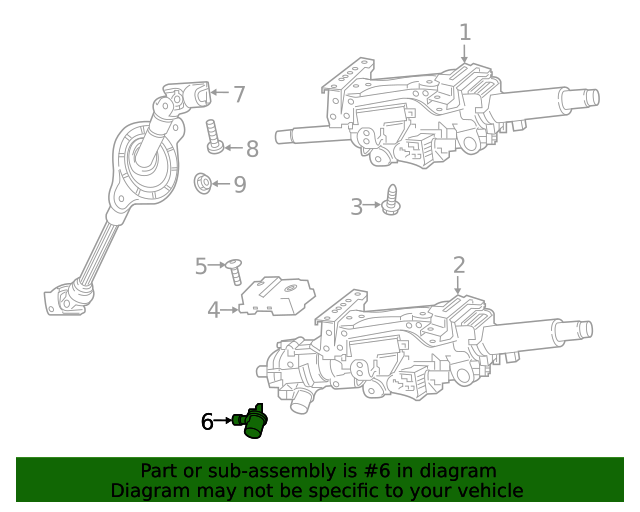 8W0-927-289 - Steering Wheel Hardware Kit 2018-2024 Audi ...