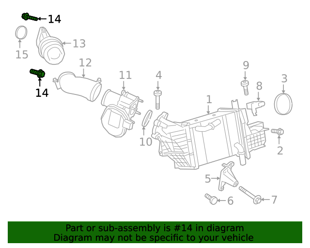 2013-2020 Ford Air Duct Screw -W500015-S442 | TascaParts.com