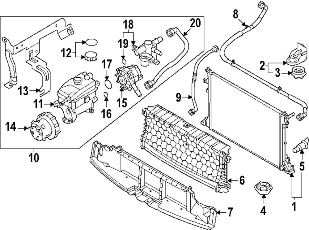 2022-2025 Hyundai Radiator 253E0-GI200 | QuirkParts