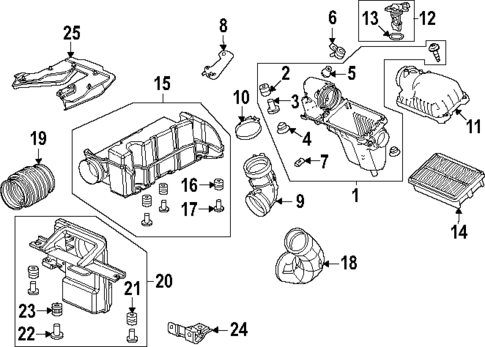 Air Intake for 2025 Honda CR-V | All Discount Parts Store